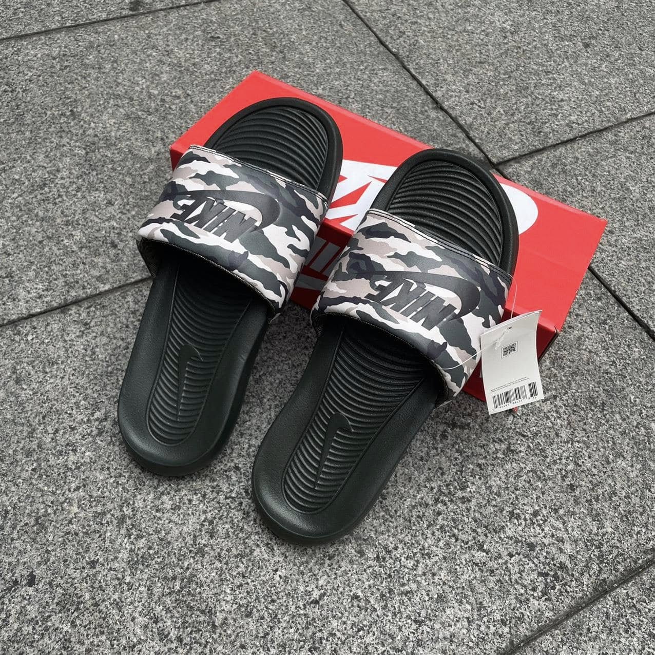 Nike Victori One Slide Black/Vintage - Spadri.tn Tunisie – Spadri Tunisie