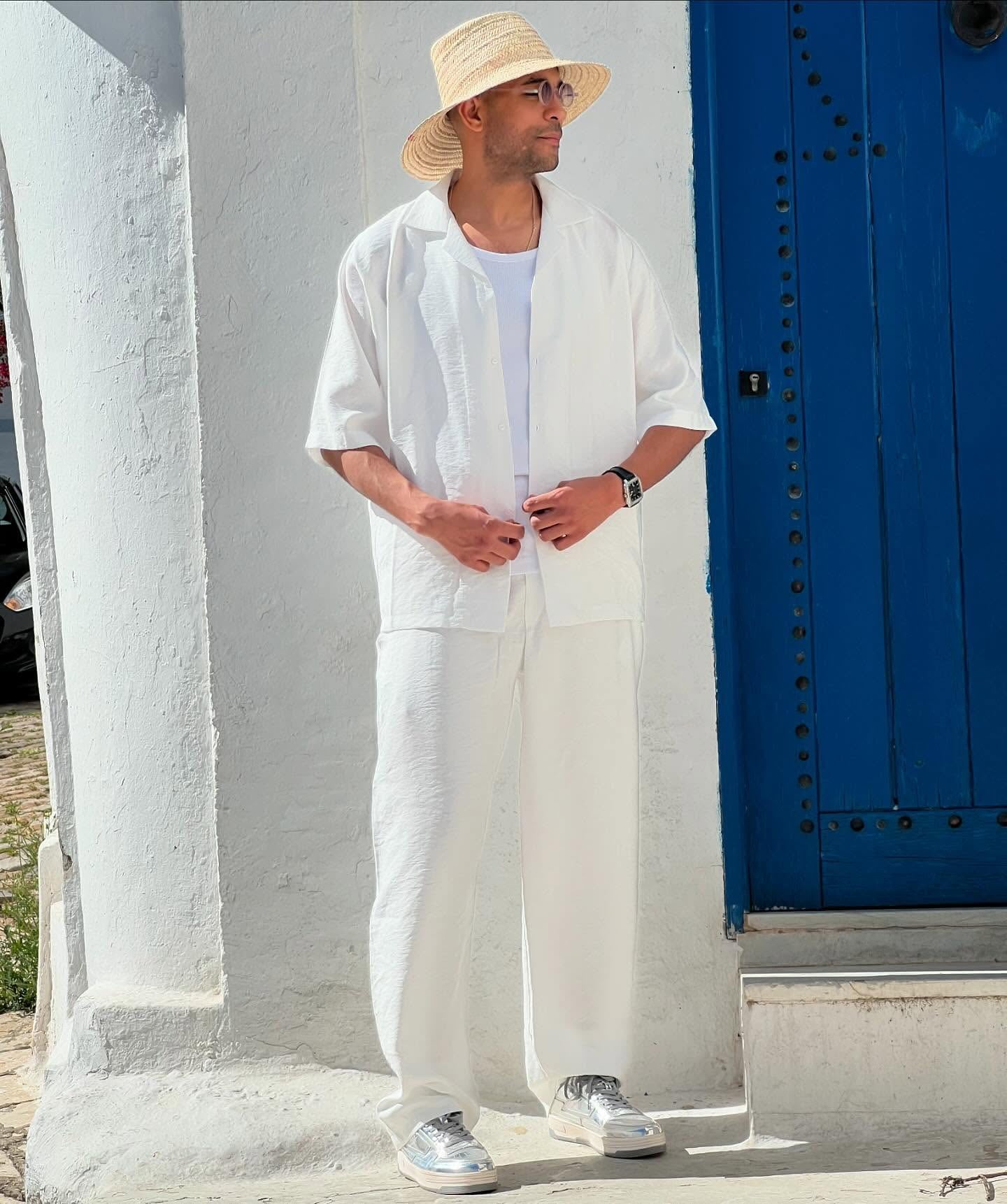 White Breeze Set, Look Sidi Bou Style Blanc – Spadri Tunisie